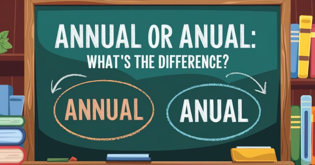 Annual or Anual: What’s the Difference?