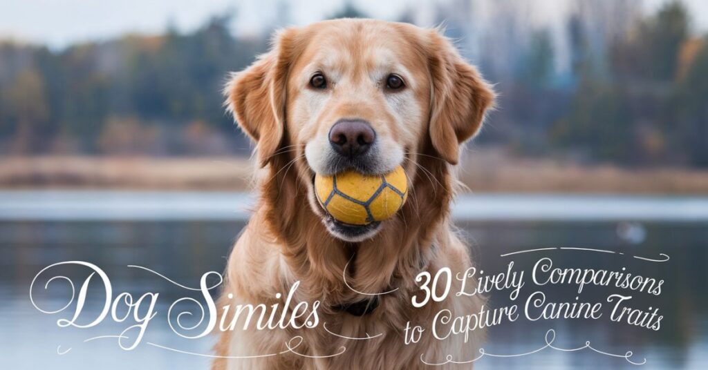 Dog Similes: 30 Lively Comparisons to Capture Canine Traits