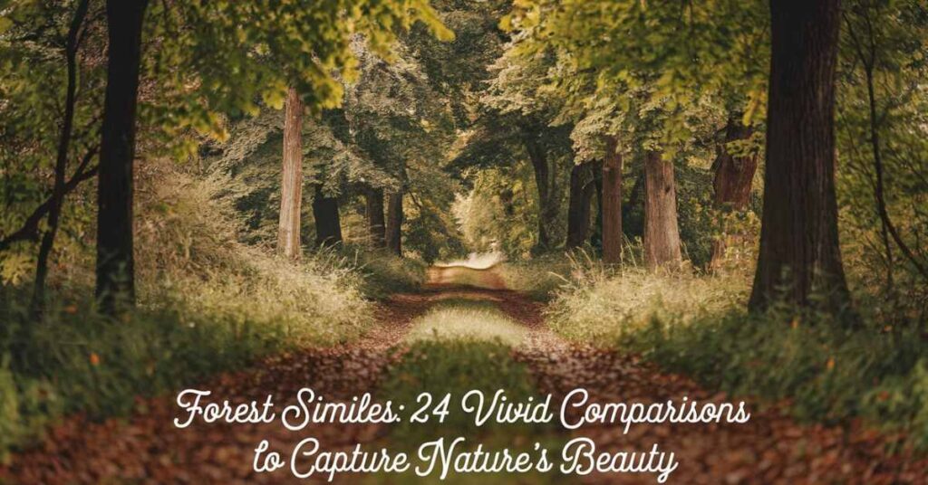 Forest Similes: 24 Vivid Comparisons to Capture Nature’s Beauty