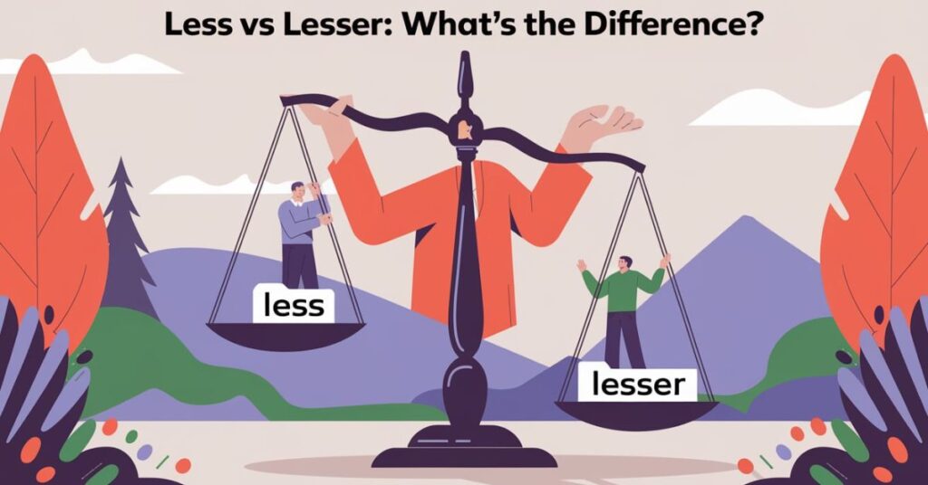 Less vs Lesser: What’s The Difference?