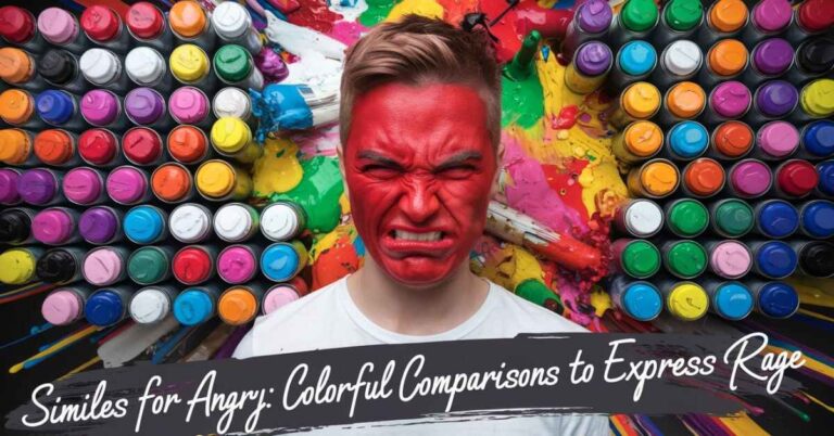 Similes for Angry: Colorful Comparisons to Express Rage