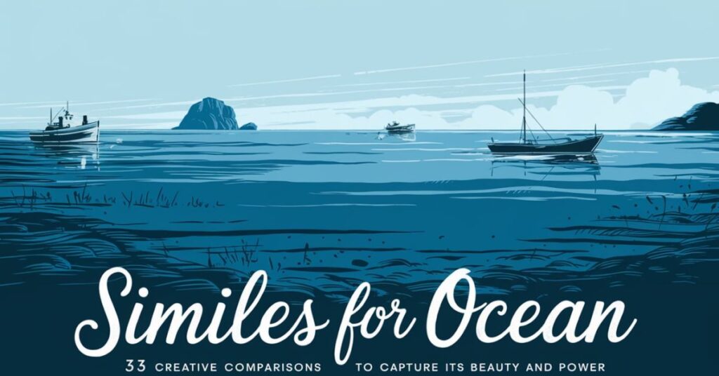 Similes for Ocean: 33 Creative Comparisons to Capture Its Beauty and Power