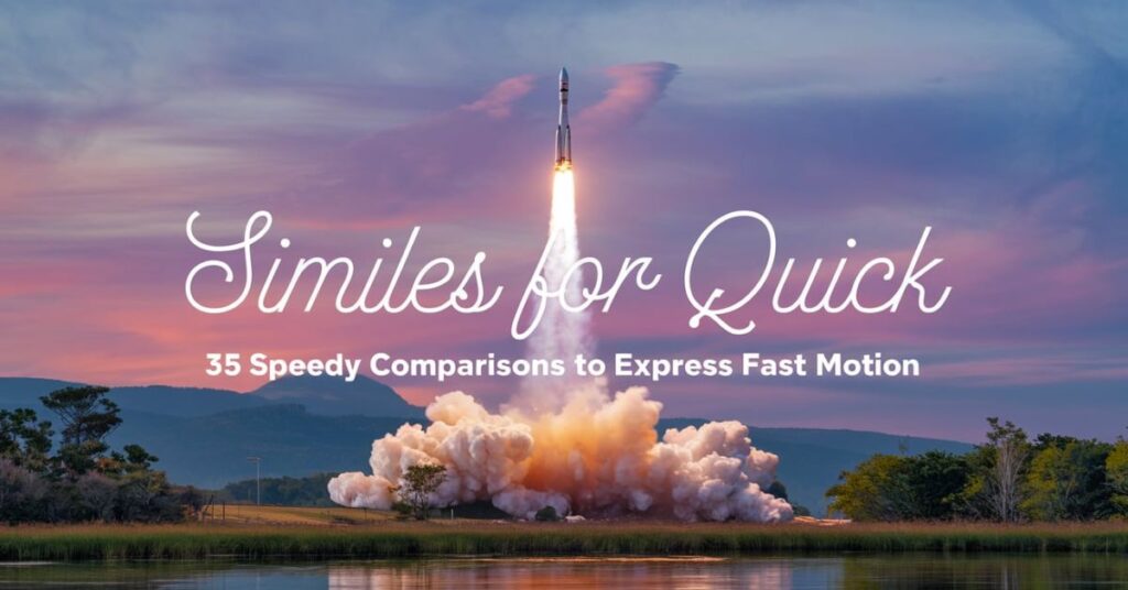 Similes for Quick: 35 Speedy Comparisons to Express Fast Motion