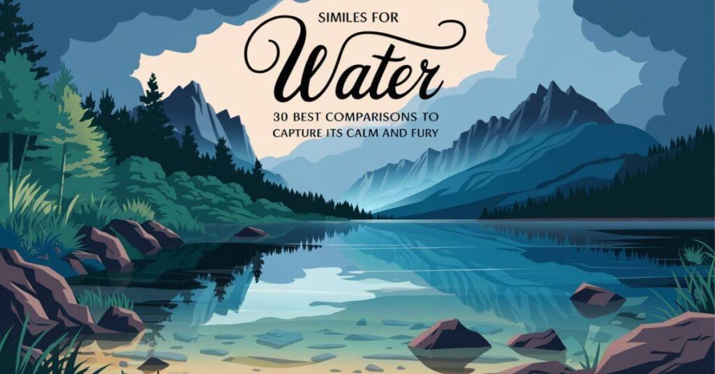 Similes for Water:30 Best Comparisons to Capture Its Calm and Fury
