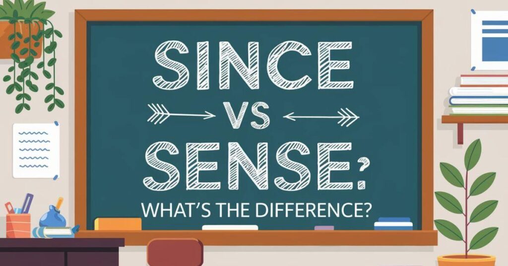 Since vs Sense: What’s the Difference?