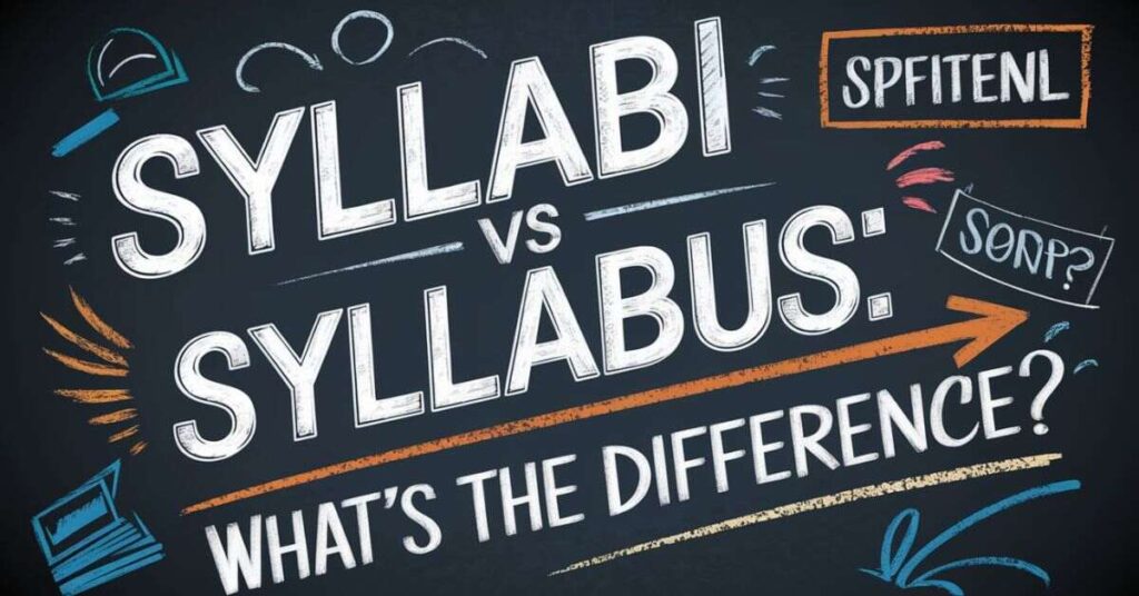 Syllabi vs Syllabus: What’s The Difference?