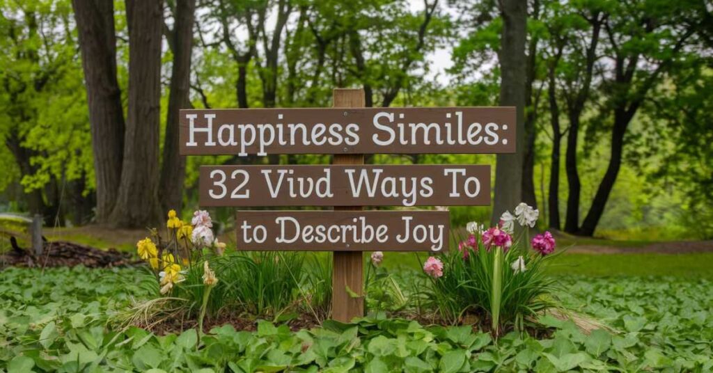 Happiness Similes: 32 Vivid Ways to Describe Joy