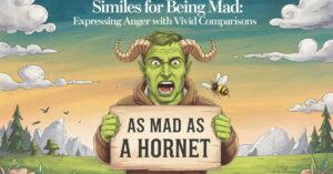 Similes for Being Mad: Expressing Anger with Vivid Comparisons