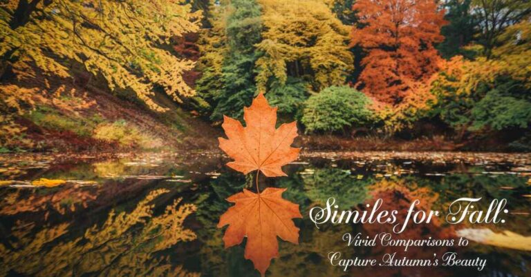Similes for Fall: Vivid Comparisons to Capture Autumn’s Beauty