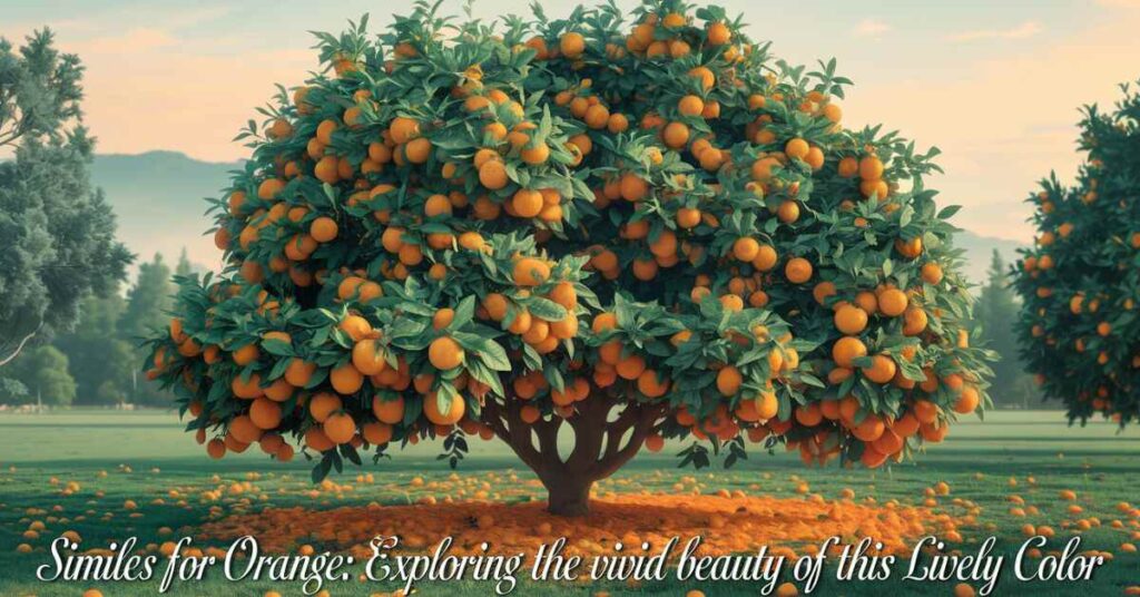 Similes for Orange: Exploring the Vivid Beauty of This Lively Color