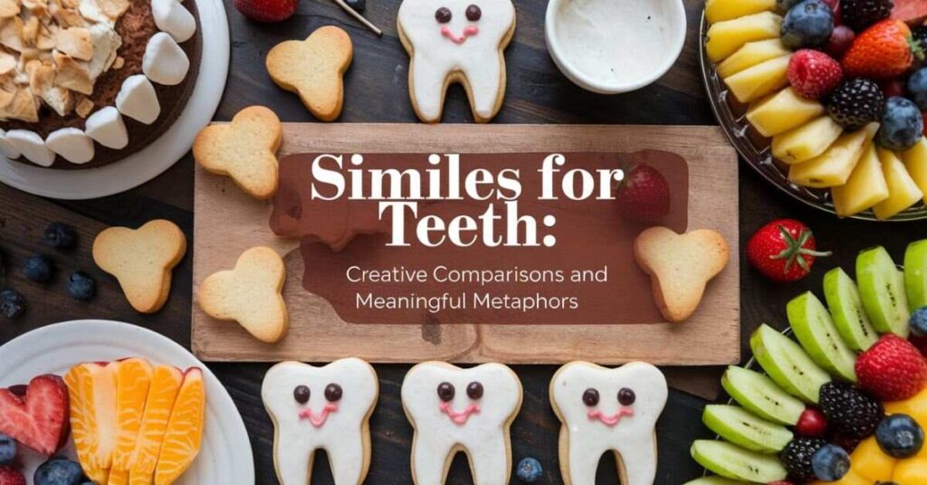 Similes for Teeth: Creative Comparisons and Meaningful Metaphors