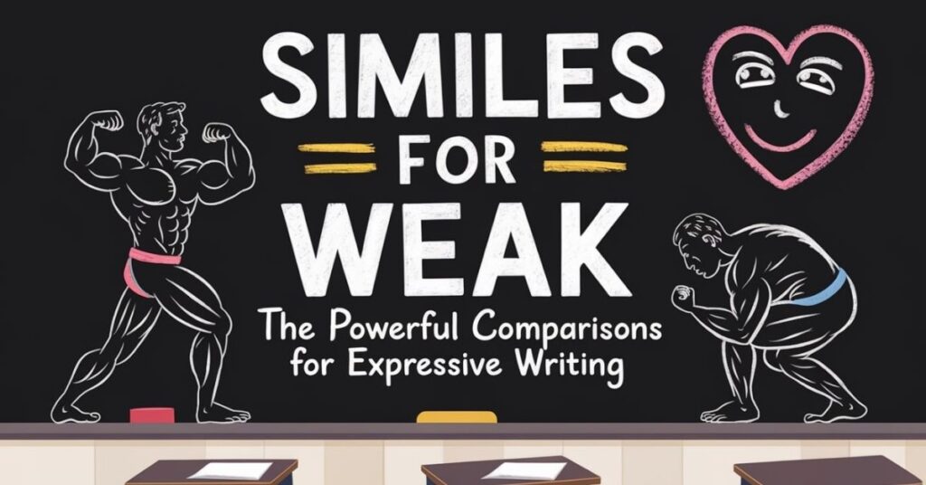 Similes for Weak: The Powerful Comparisons for Expressive Writing