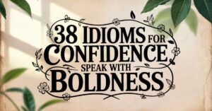 38 Idioms for Confidence: Speak with Boldness