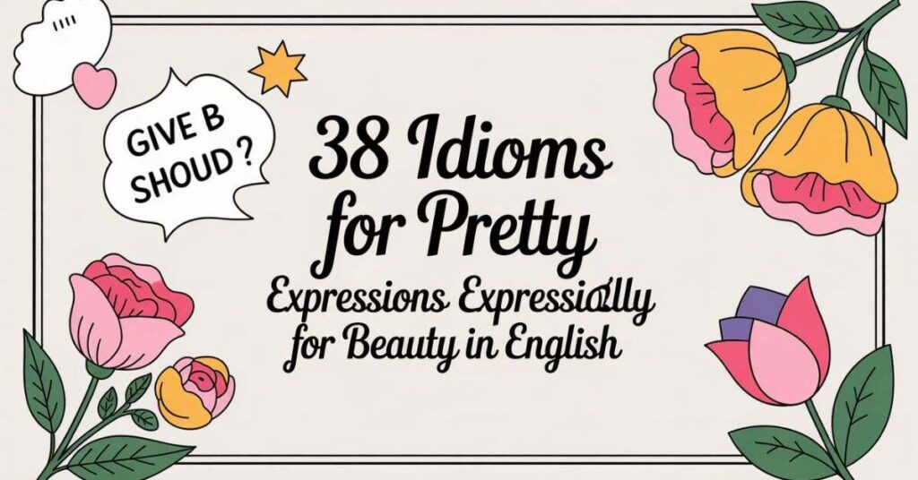 38 Idioms for Pretty: Expressions for Beauty in English