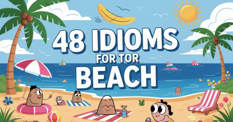48 Idioms for the Beach: That Will Brighten Your Day