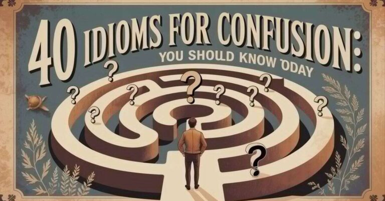 40 Idioms for Confusion: You Should Know Today
