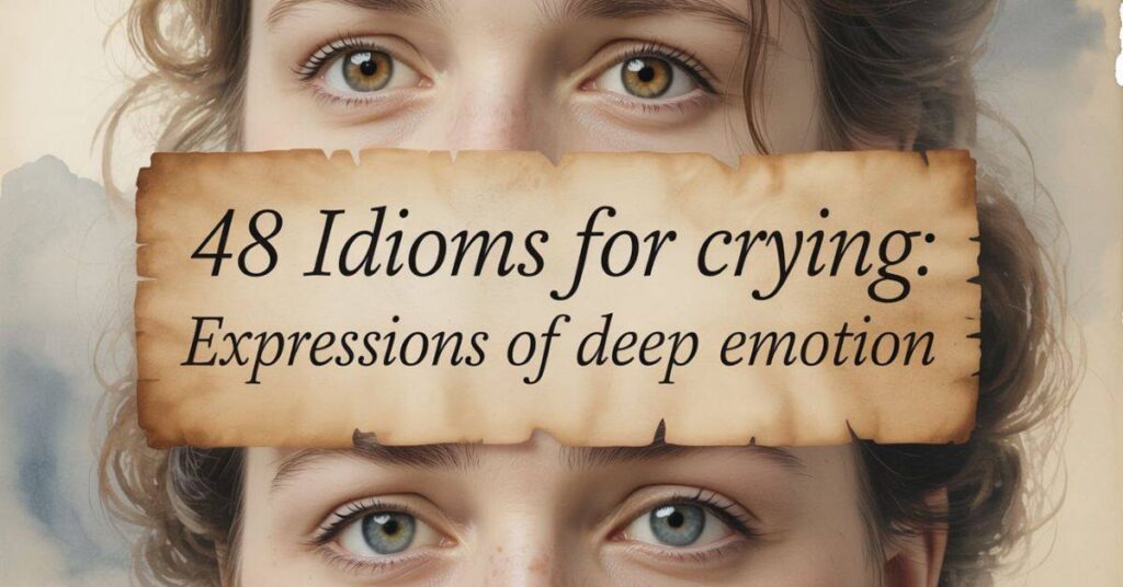 48 Idioms for Crying: Expressions of Deep Emotion