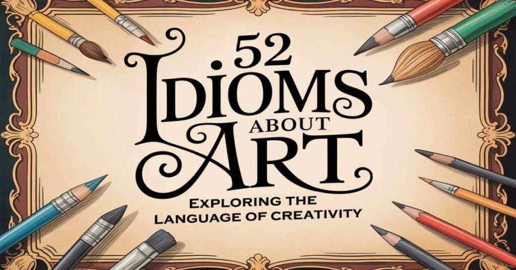 52 Idioms About Art: Exploring the Language of Creativity